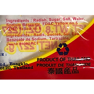 JHC Whole Preserved Radish Sweet 8Oz Product of Thailand