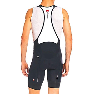 Giordana Men's FR-C Pro Cycling Bib Shorts, 5cm Shorter Length, Black, L