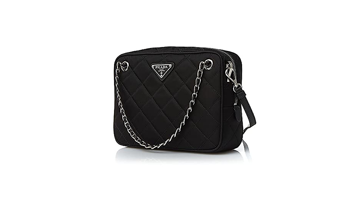 Prada Womens Black Tessuto Nylon Crossbody Bag | Stylish & Versatile