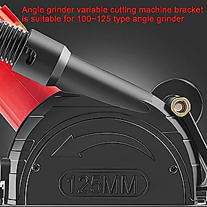 BestAlice Angle Grinder Holder, Angle Grinder Stand 45 Degree Adjustable Angle Grinder Accessories Shield Cover for 100-125mm Angle Mill, Angle Grinder Machine Base Woodworking Table Tool (Style A)