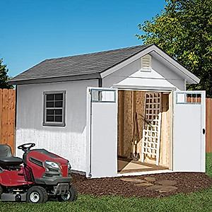 Handy Home Products Beachwood 10x12 Do-it-Yourself Wooden Storage Shed