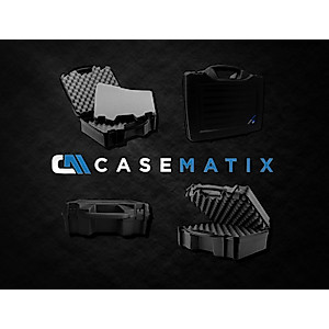 Casematix Digital Stereo Interface Case Compatible with Tascam Portastudio Pocketstudio Dr 680 , Dp 03Sd , Hd p2 , Dr 680mk2 , Dp 03 , Dp 008ex , Dp 006 and More , Includes Case Only
