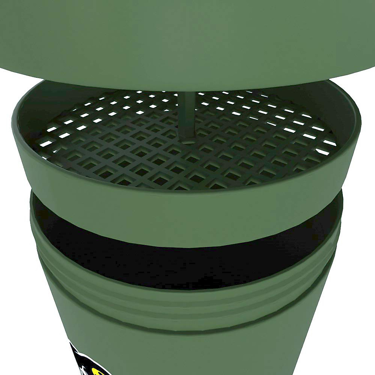 Battle Shakers Bomb Bundle 20 Oz Leak-Proof Shaker Bottles | Protein Cup with Storage Compartment | Dishwasher Safe & BPA Free Sports Bottle | Green and Desert Sand