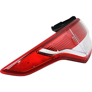 Evan Fischer Driver Side, Outer Tail Light Compatible with 2013-2016 Ford Escape - FO2800229