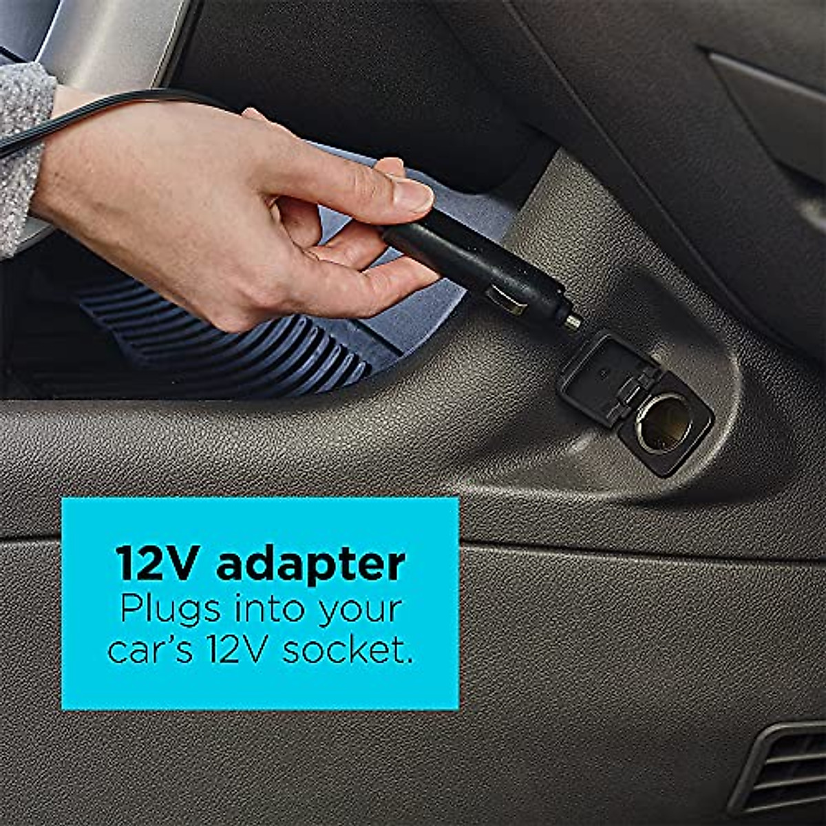 BLACK+DECKER Handheld Vacuum for Car, Corded, Grey (BDH1200NVAV)