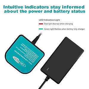 CREABEST New 6V Battery Charger Compatible with Paslode 404400 404717 900400 900420 B20720 CF-325 IM200 IM250A IM350A PS604N Pod Style Ni-HM/Ni-CD Battery (NOT for Li-ion Battery)