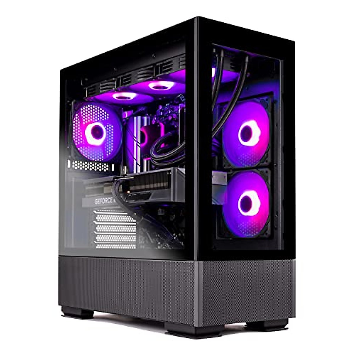 Skytech Gaming PC Desktop – Intel Core i7 12700F 2.1 GHz, NVIDIA RTX 4070 Ti, 1TB NVME SSD, 16GB DDR4 RAM 3200, 750W Gold PSU, 360mm AIO, 11AC Wi-Fi, Windows 11 Home 64-bit,Black