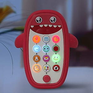 Baby Toys,Baby Phone Toys with Lights&Music,Early Learning Educational Smartphone Toy for Toddlers,Role Play Fun Toys for 1 Years Old Gifts