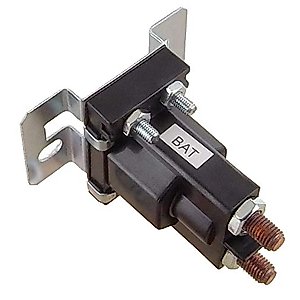 New 12 Volt Solenoid Relay Compatible With/Replacement For Meyer 56134, Western 56134 Upright 4-Post 4 Terminals, Flat 180 (F180) Mounting, 80 Continuous Amps, 400 Surge Amps