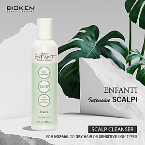 Bioken Enfanti Intensive Scalpi Scalp Cleanser – Cream Type 8 oz Deep Cleanse Soothes Dry Skin Scalp Care Removes Excess Sebum Promote Hair Growth