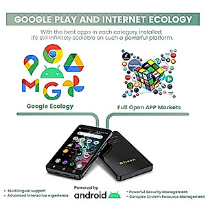 80GB MP3 Player with Bluetooth and WiFi,4"1080P Full Touch Screen MP4 Player with Spotify,Portable HIFI Sound MP3 Player with Speaker,Android8.1 Streaming Music Player Support Online Music&Google Play