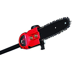 TrimmerPlus Pole Saw Attachment for Compatible Gas Powered Multi-Use Outdoor Equipment, 8-inch saw, 11-foot pole extension (TPP720)