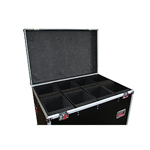 Gator Cases G-TOUR ATA Style Lighting case for Leko Type Can Light Fixtures; (G-TOUR LEKO-S4)