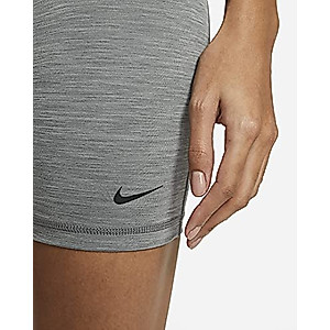 Nike Pro 365 Women's High-Rise 7" Shorts (Smoke Grey/Heather/Black/Black, MD 7)