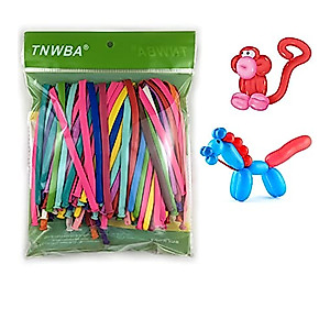 100 Premium Quality Balloons: 260Q Magic Balloons, Birthday Party Decoration and Events