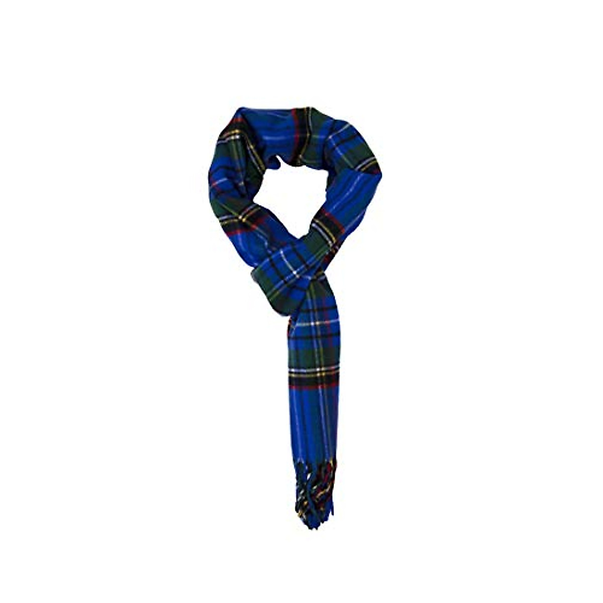 Datoni Plaid Scarf Wraps For Women Lightweight Men Cashmere Feel Luxurious Scarfs Warm Cozy Shawl Extra Soft (Blue Tartan)