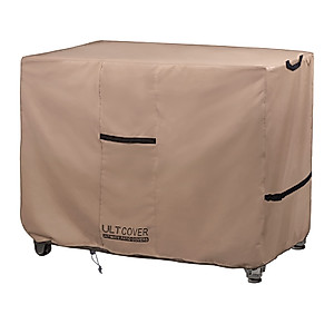 ULTCOVER Waterproof Prep Table Cover for 52 Inch Keter Unity XL Portable Table, Outdoor Storage Cabinet Prep Station Cover 54L x 22W x 35H inch