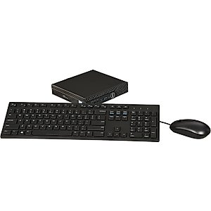 Dell OptiPlex Micro Form Factor Business PC, Intel i3-7100T 3.4 GHz Processor, 4GB DDR4, 500GB HDD, Display Port/HDMI, USB 3.0, Windows 10 Pro (Ethernet+WiFi)