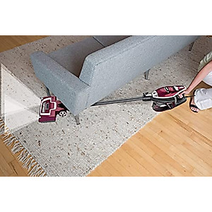Shark Rocket DeluxePro Ultra-Light Upright Corded Stick Vacuum, Bordeaux (Renewed)