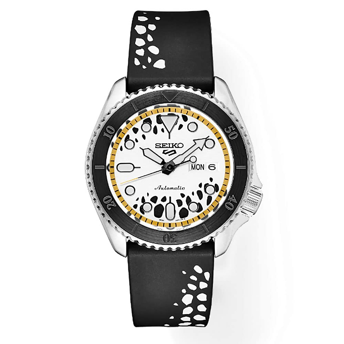 Seiko 5 Sports One Piece Trafalgar D. Water Law Limited Edition Automatic Men's Watch SRPH63