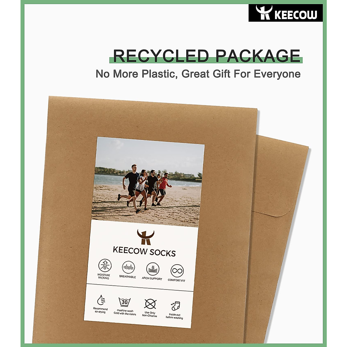 KEECOW Mens Athletic Socks 9-12 Grey Low Cut Short Cushioned Socks for Men Women 6 Pairs Breathable, Performance