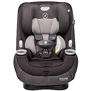 Maxi-Cosi Pria Max All-in-One Convertible Car Seat, rear-facing, from 4-40 pounds; forward-facing to 65 pounds; and up to 100 pounds in booster mode, Nomad Black