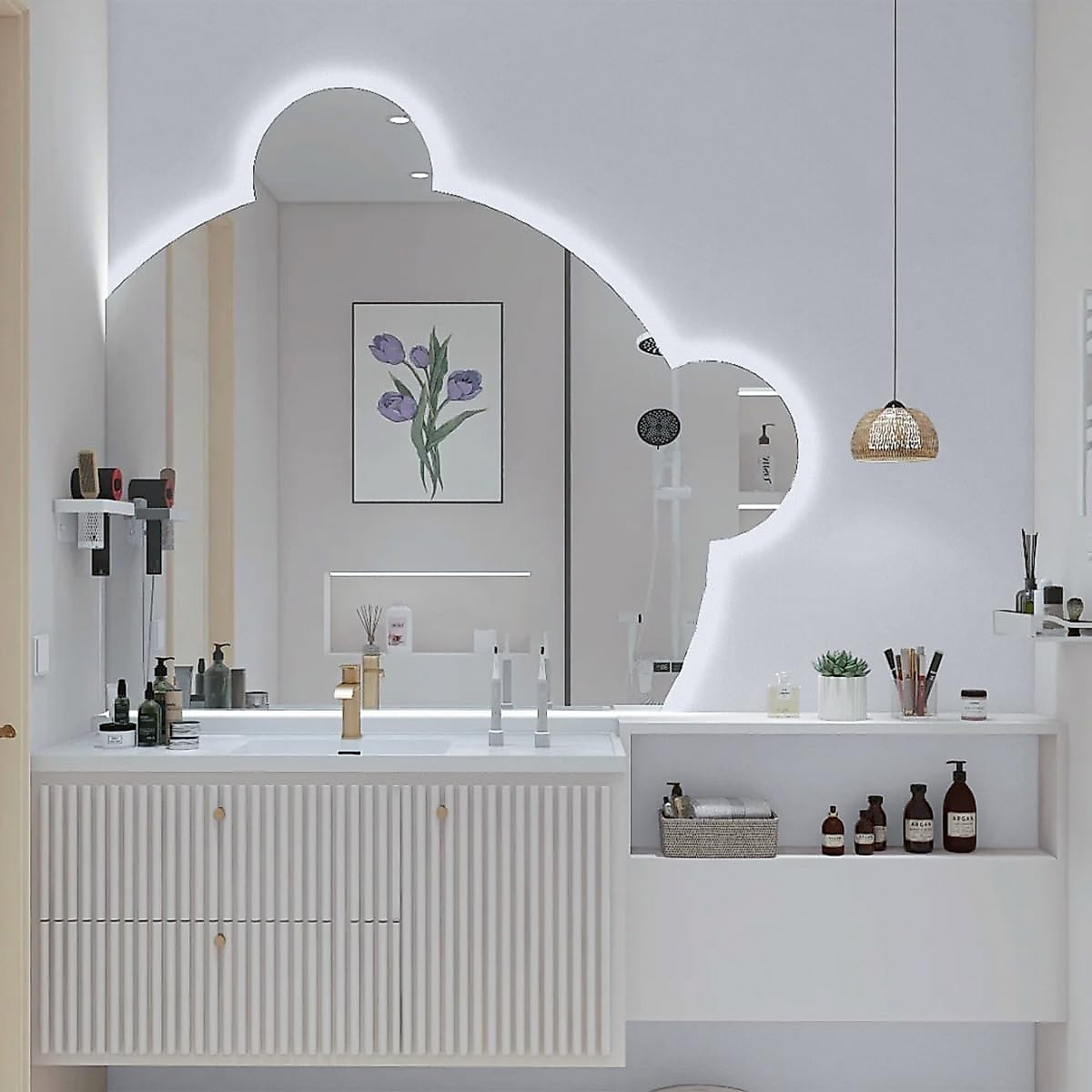 lenify White Wallpaper Peel and Stick Matte White Contact Paper 15.7inch x 118.1inch White Self Adhesive Wallpaper Matte Pure Waterproof Decorative Wall Paper for Cabinet Shelf Liner