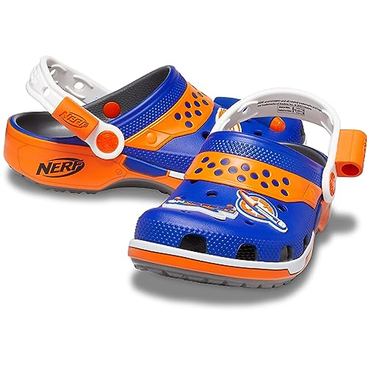 Crocs Unisex-Child Classic Clogs, Nerf Blue, 6 US Big Kid