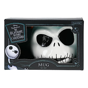 Paladone |Disney's Nightmare Before Christmas Jack Skellington Ceramic Coffee Mug | Officially Licensed Disney Merchandise | Collectors Item | Novelty Gifts | Drinkware