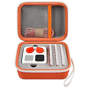 Travel Case Compatible with Yoto Mini – Kids Audio & Music Player, Holder Bag for Children’s Speaker Plays Audiobook Cards - Orange
