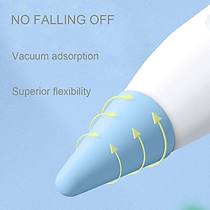 YINVA Cover for Apple Pencil Tips, Silicone Nib Mute Cap Accessories for Apple Pencil 1st/ 2nd Gen/USB-C Pen Tip(30 PCS,10 Colors)