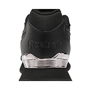 Reebok Women's Glide Ripple Clip Sneaker, Black/Rose Gold, 6