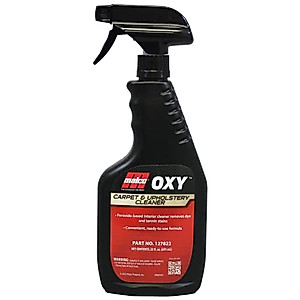 Malco OXY Carpet & Upholstery Cleaner - Stain Remover Spray for Car Interior Fabric/Cleans the Toughest Vehicle Stains/Deep Cleaning Liquid Formula / 22 Oz. (127822)