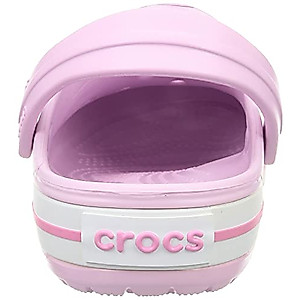 Crocs Unisex-Child Crocband Clogs (Todder Shoes), Ballerina Pink, 10 Toddler