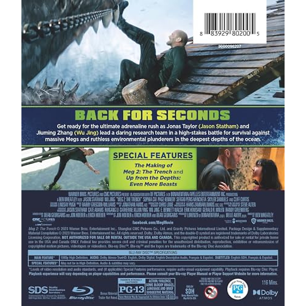 Meg 2, The: The Trench (Blu-ray)