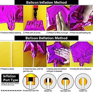 Lovoir 40 Inch Navy Blue Number 5 Balloon Large Size Jumbo Digit Mylar Foil Helium Dark Blue Balloons for Birthday Party Celebration Decorations Graduations Anniversary Baby Shower Photo Shoot