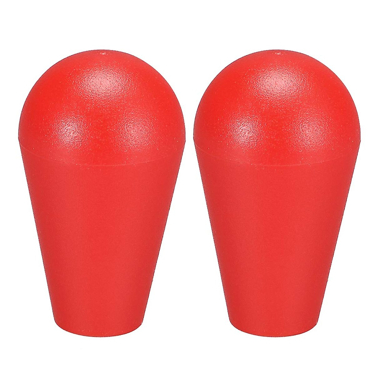 uxcell Ellipse Oval Joystick Head Rocker Ball Top Handle Arcade Game DIY Parts Replacement Red 2Pcs
