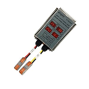ELEJOY Adjustable MPPT Solar Charge Controllers Step-Down | 25 Amp | 12V/24V | 99% Efficiency | LED Display | Weatherproof