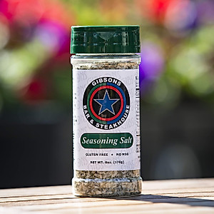 GIBSONS STEAKHOUSE Seasoning Salt, 6oz Bottle