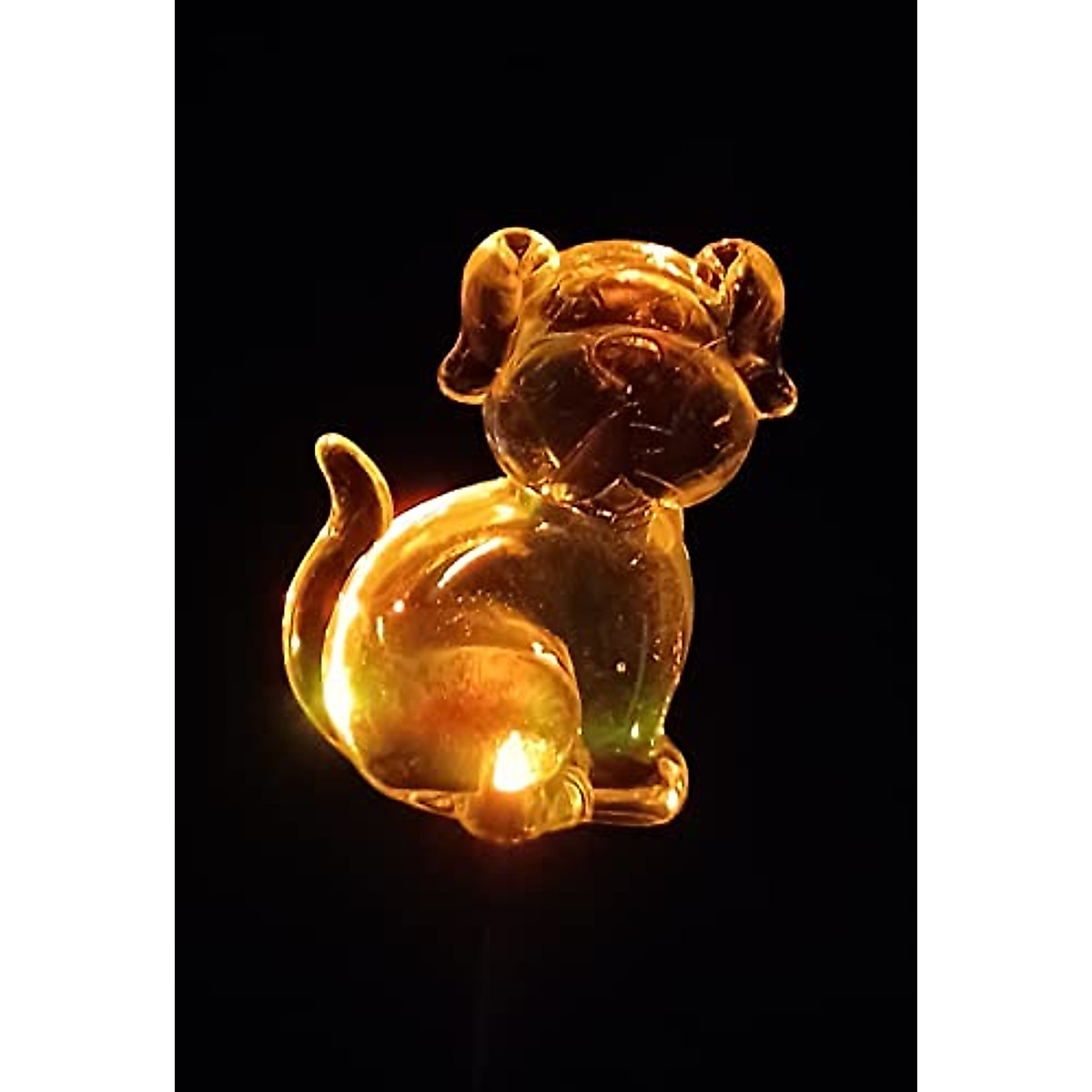 Starry Illuminate 2 PCS Solar Color Changing Cat Kitty Style Garden Stake Light