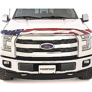 Stampede | Vigilante Hood Protector - High Profile / American Flag (no Eagle) | 2011-2016 Ford F-250 / F-350 / F-450 / F-550 Super Duty | 2150-41