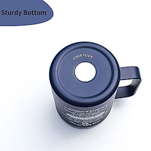 CHIUTUUY Personalized Gifts for Men, 14 OZ Stainless Steel Double Wall Insulated Coffee Mug/Tumbler with Lid and Straw, Funny Gifts for Him on Birthday, Anniversary, Valentine's Day (For Husband)