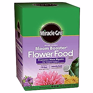 Miracle-Gro, 1-Pound 1360011 Water Soluble Bloom Booster Flower Food, 10-52-10, 1 Pack