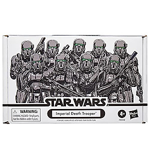 Star Wars, The Vintage Collection Imperial Death Trooper Action 4 Figure Set F5553 by Hasbro Black
