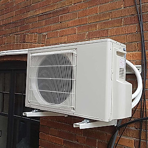 CAT SO RICH Outdoor Wall Mounting Bracket,Support up to 265Lbs,9000-36000 Btu Condenser, for Hanging Ductless Mini Split Air Conditioner Heat Pump Systems,Split HVAC Installation Kit