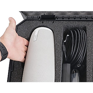 Case Club Double Meeting Owl Carry Case - Travel & Storage Case Fits x2 Meeting Owl Standard, Pro, 2 or 3 - Pre-Cut Foam is Ready to Go Out of the Box - Holds Expansion Mic, Cords & Accessories