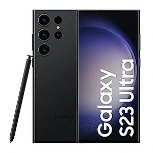 Samsung Galaxy S23 Ultra 5G SM-S918B/DS 512GB 12GB RAM, 200 MP Camera, Factory Unlocked International Model (Phantom Black)