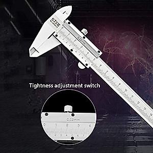 TIST Calipers Vernier Calipers High-Precision Small Household Oil Level Calipers Industrial Grade Calipers Range: 0-200mm