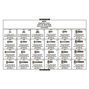 Disco Automotive 8629 Metric Hex Flange Bolt Assortment