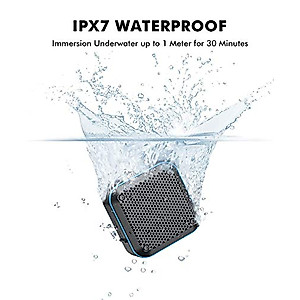 LEZII Shower Bluetooth Speaker, IPX7 Waterproof Portable Speakers with Loud HD Sound, Mini Wireless Speaker with TWS Stereo, Shower Radio for Bathroom, Kayak, Pool, Beach, Bike, Gifts for Men, Women